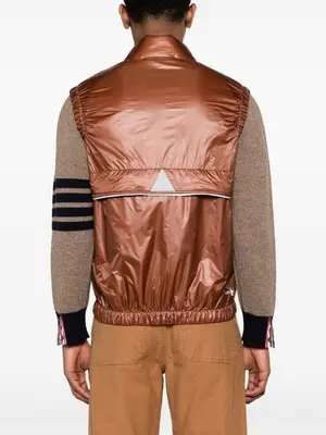 Moncler Ollon Ripstop Down Gilet - Brown