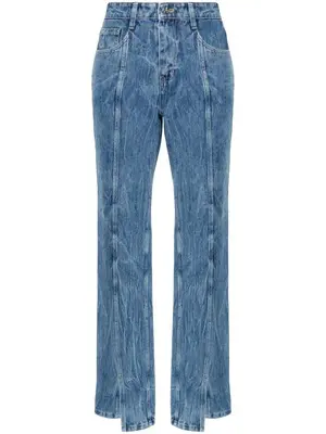 Lvir Wrinkled Detailed Jeans