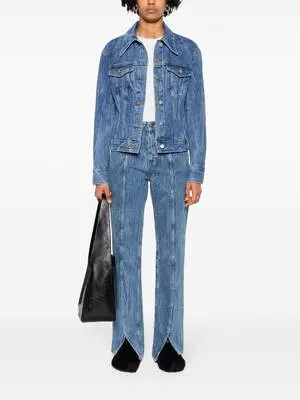Lvir Wrinkled Detailed Jeans
