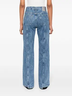 Lvir Wrinkled Detailed Jeans