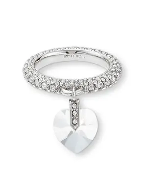 JIMMY CHOO Heart Charm Ring