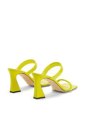 GIUSEPPE ZANOTTI Flaminia Leather Sandals - Yellow