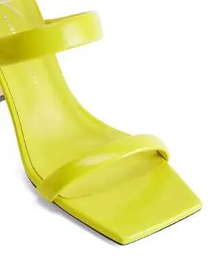 GIUSEPPE ZANOTTI Flaminia Leather Sandals - Yellow