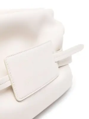 Off-White Zip Tie Clutch - Neutrals