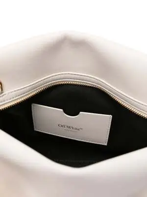 Off-White Zip Tie Clutch - Neutrals