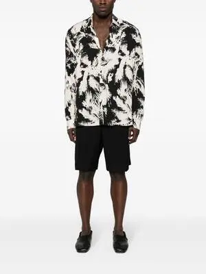 LANEUS Abstract-print Shirt