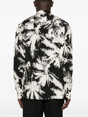 LANEUS Abstract-print Shirt