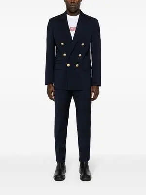 Dsquared2 Tapered Virgin Wool Trousers