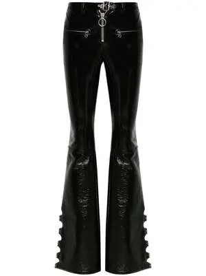 COURREGES Multi-buckle Flared Trousers