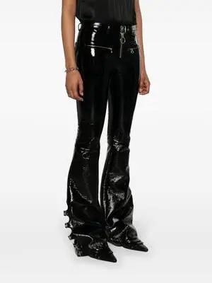 COURREGES Multi-buckle Flared Trousers