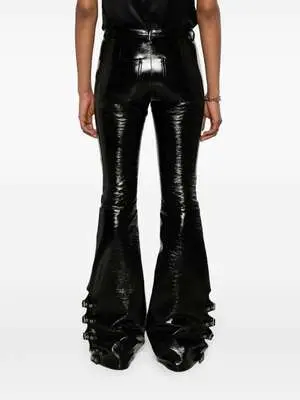 COURREGES Multi-buckle Flared Trousers