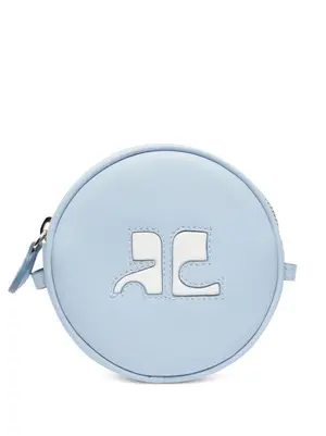 COURREGES Re-edition Circle Leather Bag - Blue