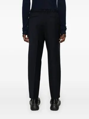 JIL SANDER Tapered-leg Cropped Trousers - Blue