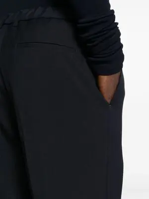 JIL SANDER Tapered-leg Cropped Trousers - Blue