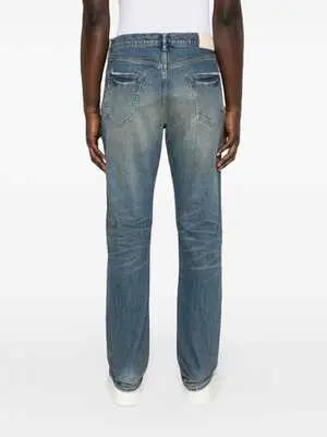 PURPLE BRAND P005 2 Year Dirty Fade Straight-leg Jeans - Blue