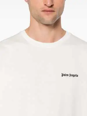 Palm Angels Embroidered-logo Cotton T-shirt