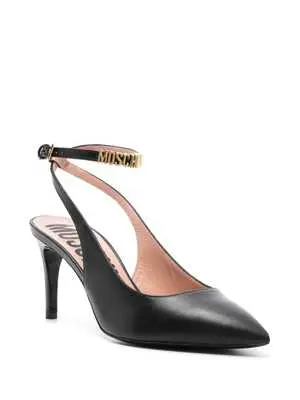 Moschino 80mm Leather Pumps