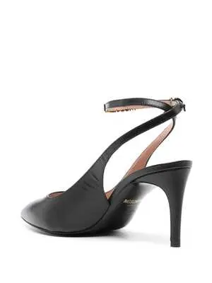Moschino 80mm Leather Pumps