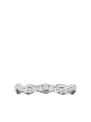 David Yurman Sterling Diamond Band Ring
