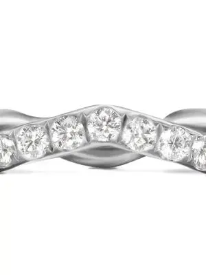 David Yurman Sterling Diamond Band Ring