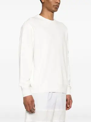 C.P. COMPANY Cotton Jersey Sweatshirt With Lens Detail