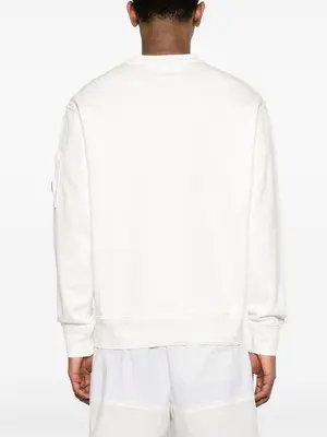 C.P. COMPANY Cotton Jersey Sweatshirt With Lens Detail