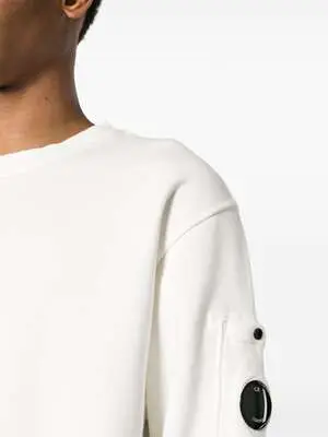 C.P. COMPANY Cotton Jersey Sweatshirt With Lens Detail