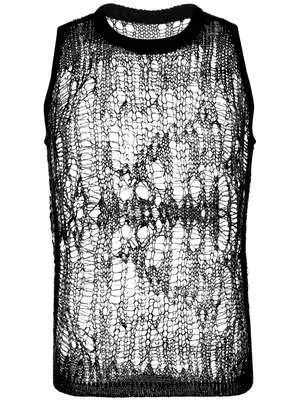 Rick Owens Open-knit Tank Top
