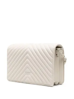 Pinko Love Click Classic Cross Body Bag - Neutrals