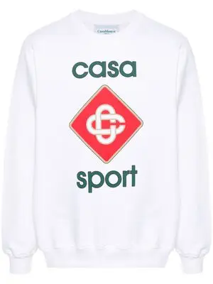 Casablanca Casa Sport Sweatshirt - White