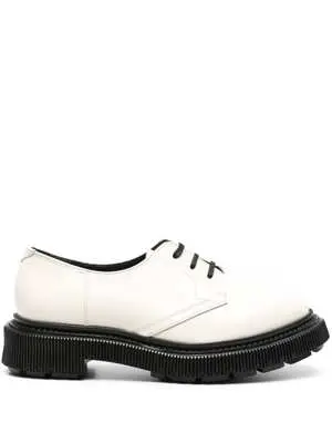ADIEU PARIS Type 132 Leather Derby Shoes - White