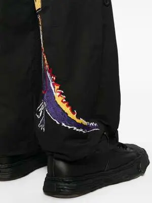 MAHARISHI X Jean-michel Basquiat Wide-leg Trousers