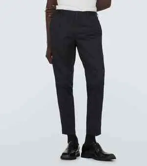 Dolce & Gabbana Cotton-blend Suit Trousers - Blue