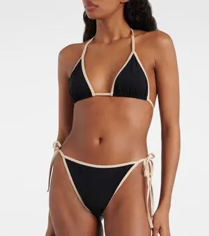 TOTEME Jersey Bikini Bottoms - Black