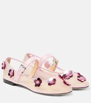 Mach & Mach Mary Jane Flats For Women