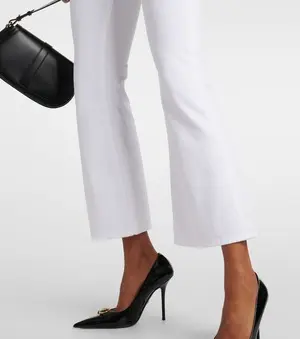 Versace Embellished Flared Jeans