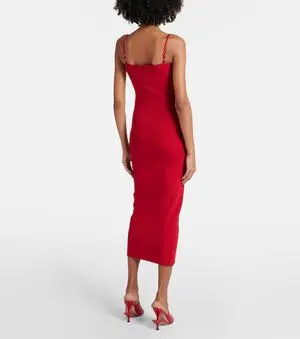 Jacquemus La Robe Sierra Midi Dress - Red