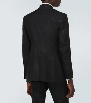 TOM FORD Atticus Striped Mohair-blend Jacquard Blazer