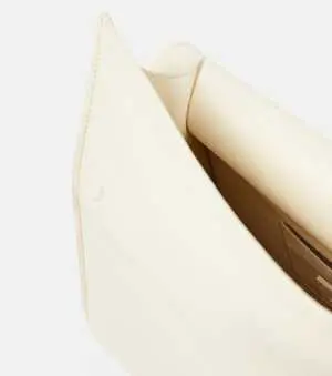 Jacquemus La Pochette Rond Carré Leather Clutch