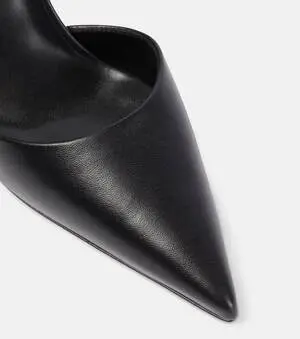 CHRISTIAN LOUBOUTIN Apostropha Leather Slingback Pumps