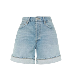 AGOLDE Dame High-rise Denim Shorts - Blue