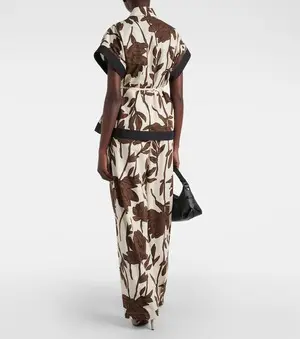 Brunello Cucinelli Floral Cotton Shirt