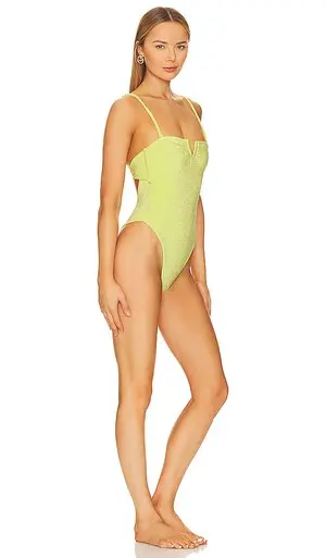 LOVERS AND FRIENDS One Piece With Metallic Threading And Convertible Straps