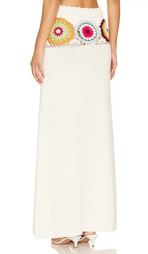 LOVERS AND FRIENDS Kestrel Crochet Maxi Skirt