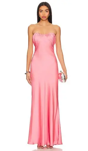 Misha Collection Livia Maxi Dress - Conch Shell Pink
