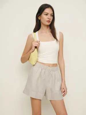 REFORMATION Charlotte Linen Short