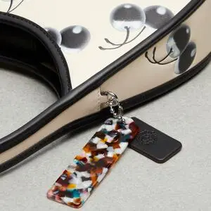 COACHTOPIA Ergo Shoulder Bag In Leather With Cherry Print