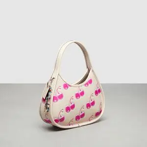 COACHTOPIA Ergo Shoulder Bag In Leather With Cherry Print