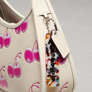 COACHTOPIA Ergo Shoulder Bag In Leather With Cherry Print