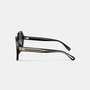 COACH Signature Ombré Geometric Square Sunglasses